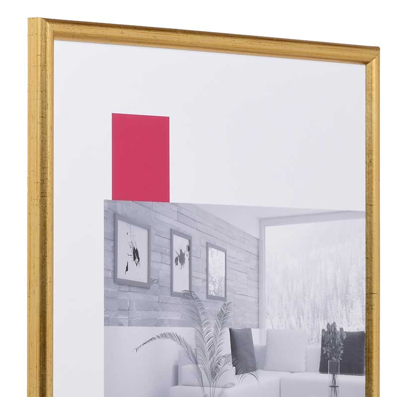 Holz-Bilderrahmen Avignon 25x35 cm | gold | Normalglas | Effekt ...