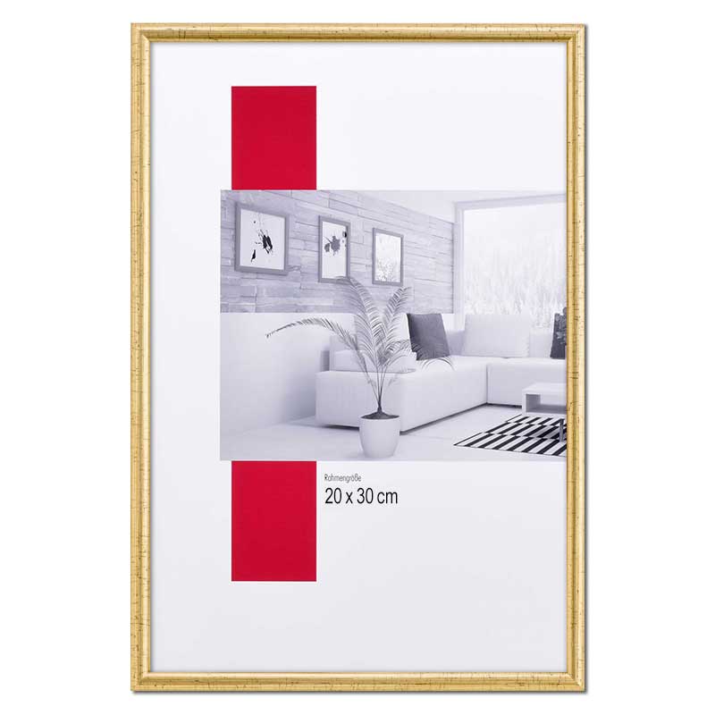 Holz-Bilderrahmen Avignon 25x35 cm | gold | Normalglas | Effekt ...